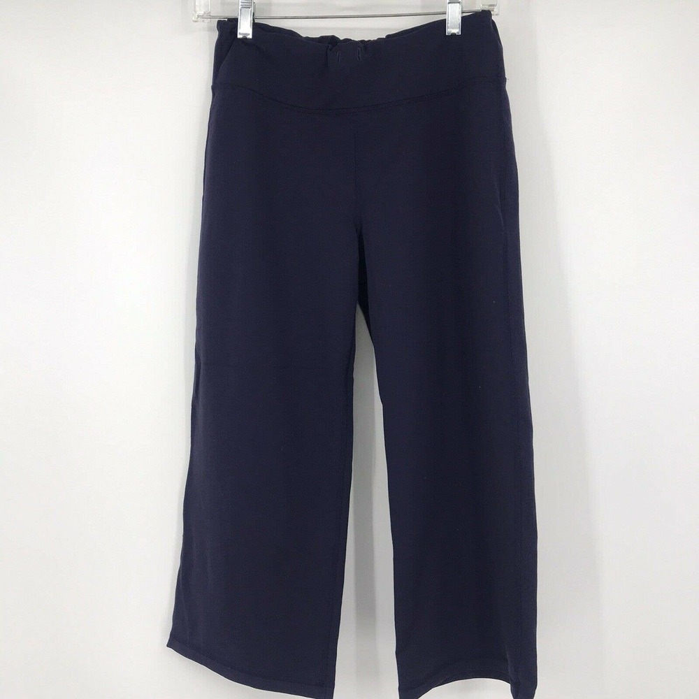 Lululemon Yoga Drawstring Wide Leg Capri Pants - Gem